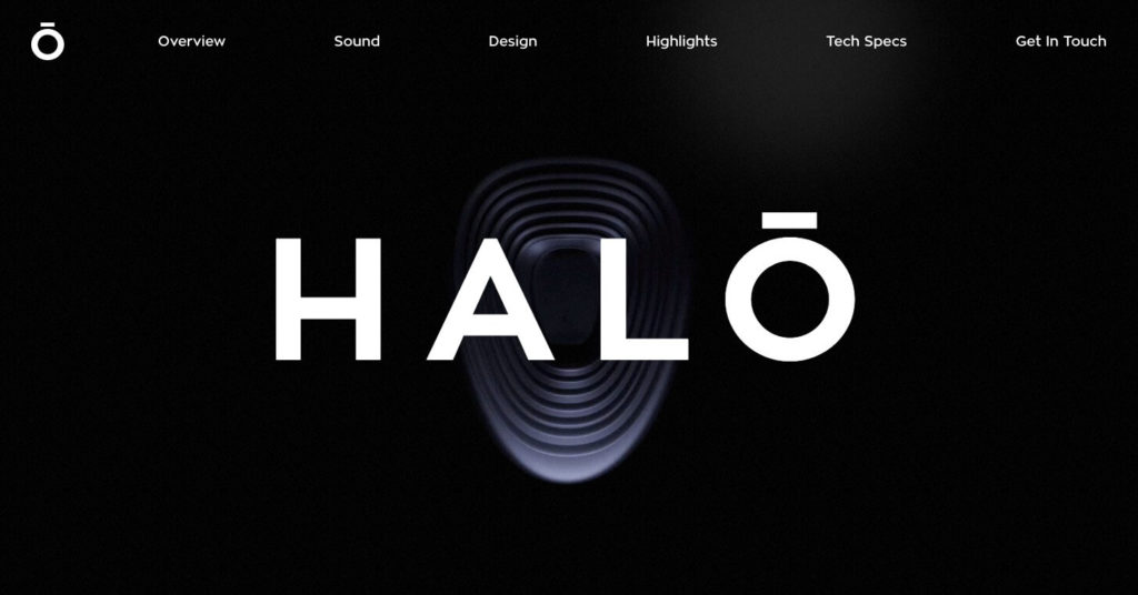 Halo Product Design Website & Animation Concept | 1GUU